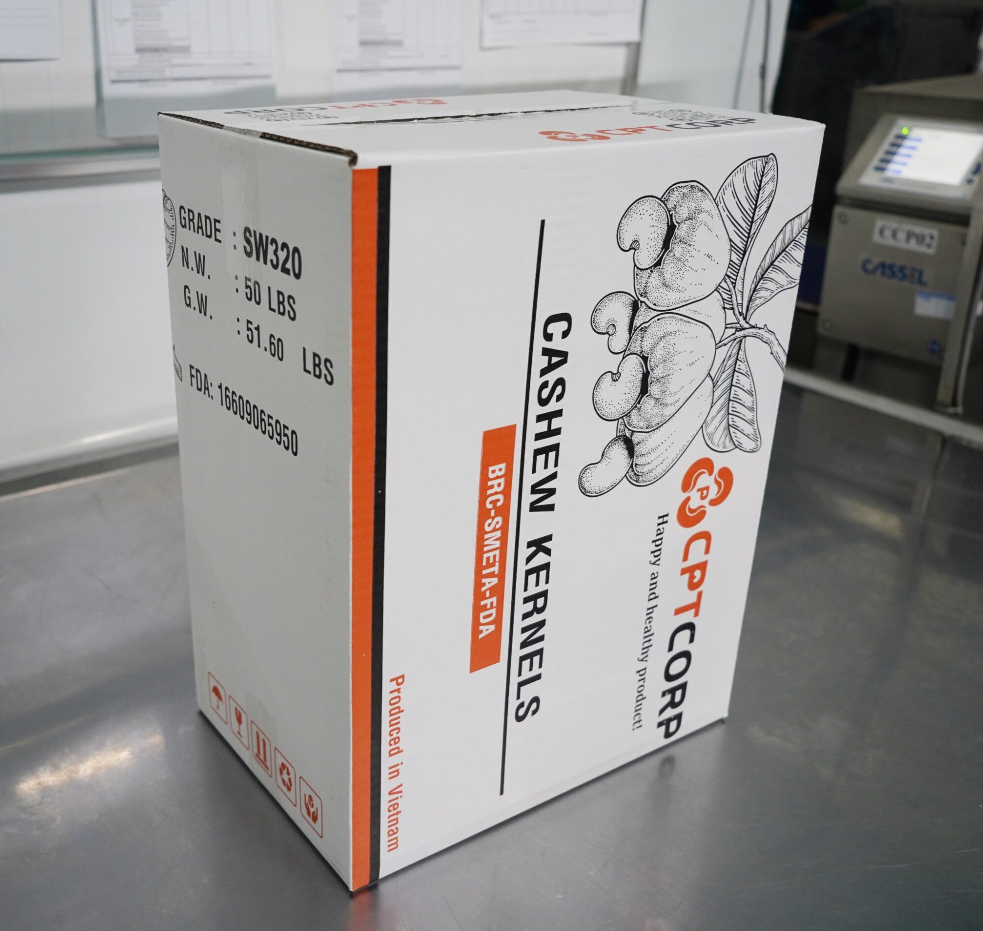 PACKING – CPT CORP – Vietnam Cashew, oganic cashew